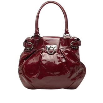 Ferragamo Pre-owned Patent Leather Handbag - - Pre-owned - Damen - Rot - ONE SIZE