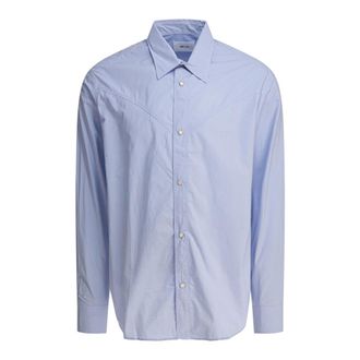 Nn.07 Nn07, Homme, Chemises, Bleu, Taille: S Chemise Bleu Clair Style Classique Boutons Métalliques