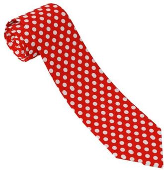 Generic Cravate Pour Hommes Imprim&eacute; &Agrave; Pois Rouges 1 Tendance Cravates Confortable Cravates Homme Pour Affaires &Eacute;v&eacute;nements Mariage