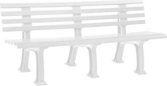 Blome Blome - Banc dext&eacute;rieur en plastique, &agrave; 9 lames, largeur 2000