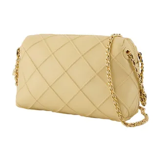 Tory Burch Fleming Crossbody Bag - Beige