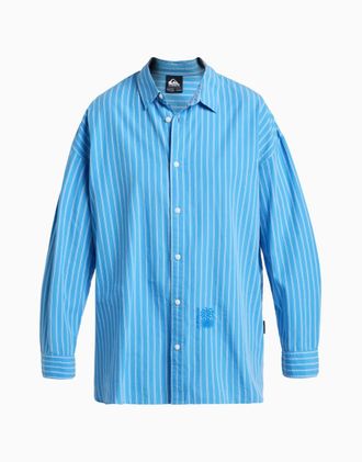 Quiksilver Finvoy - Chemise &agrave; manches longues - Bleu