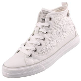 Mustang Jeans Mustang Damen High-Top Sneaker Wei&szlig;, Schuhgr&ouml;&szlig;e:EUR 39