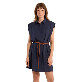 Molly Bracken Femme, Robes, Bleu, Taille: 36 FR Robe Chemise
