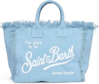 MC2 Saint Barth Femme, Sacs, Bleu, Taille: ONE Size Colette Canvas Bag