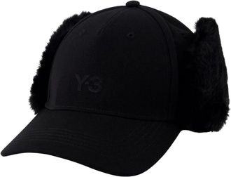 Yohji Yamamoto Schwarze Synthetikm&uuml;tze - - Accessories - unisex - Schwarzk - ONE SIZE