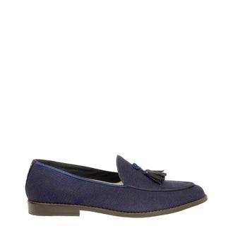 Dotz Blauer Stoff-Mokassin mit Quasten - - Shoes - Herren - Blau - 43 EU