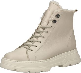 Paul Green Schn&uuml;rstiefel Stiefelette Damen 5497-048 Echtleder in beige