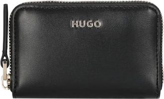 HUGO BOSS Hugo Syndra SM 10277957 Portefeuille zipp&eacute; pour Femme, Noir, Taille Unique