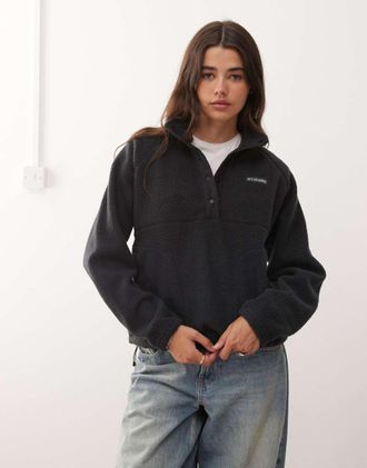 Columbia Jasper Ridge - Pullover aus Fleece in Schwarz mit Kieselstruktur