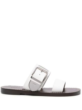Chlo&eacute; claquettes Rebecca - Blanc