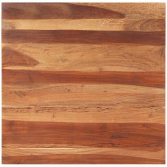 vidaXL Dessus de table Bois solide 15-16 mm 80x80 cm