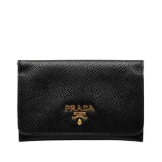 Prada Portefeuille Pre-owned - Femme - Pre-owned - Noir - Taille: ONE Size