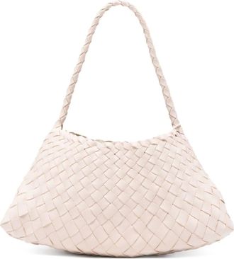 Dragon Diffusion Femme, Sacs, Beige, Taille: ONE Size Rosanna Woven Leather Shoulder Bag