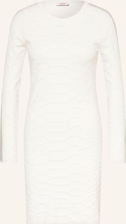Liu Jo Liu Jo Strickkleid Mit Galonstreifen Und Glitzergarn weiss