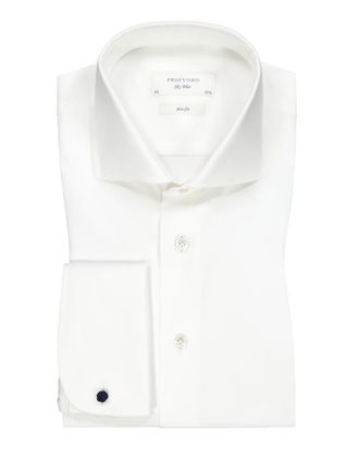 Profuomo Hemd mit Umschlagmanschette, Slim Fit in