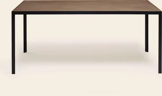 Madura Table &Agrave; Manger Orelia Terre brune et m&eacute;tal noir - MARRON