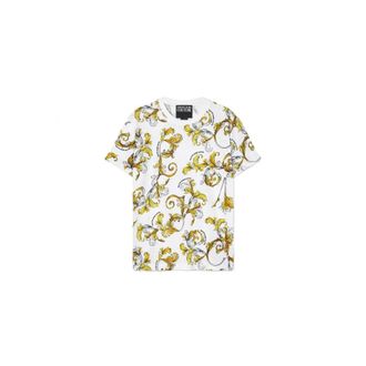 Versace Jeans Couture Baumwoll-T-Shirt - - Tops - Herren - Mehrfarbig - M