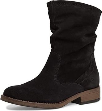 Tamaris Femme Bottes, Dame Botte à Enfiler,Demi-Bottes,Bottines,Bottes de Glisse,Haute,Black,37 EU