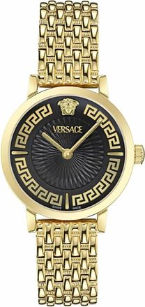 Versace Greca Fortuna Uhr - - Accessories - Damen - Gelb - ONE SIZE