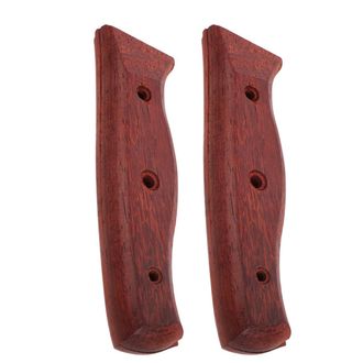 Healifty 2 St&uuml;ck Holz Ersatzmessergriffe f&uuml;r K&uuml;chenmesser Universell Kompatibel Robustes Material Selbstgemacht Messergriff Zubeh&ouml;r f&uuml;r K&uuml;chen Outdoor und Camp