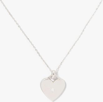 Kate Spade New York Kate Spade Kate Spade Fine Meant To Be Heart Anh&auml;nger f&uuml;r Frauen in Silber