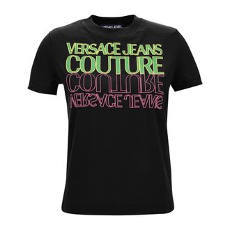 Versace Jeans Couture Modische T-Shirts und Polos - - Tops - Damen - Schwarzk - 2XS