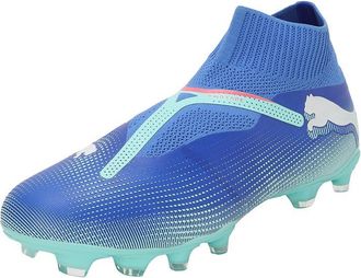 Puma Unisex Future 7 Match+ LL FG/AG Soccer Shoe, Bluemazing White-Electric Peppermint, 47 EU