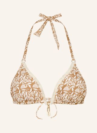 Watercult Watercult Triangel-Bikini-Top Coastal Bohemia beige