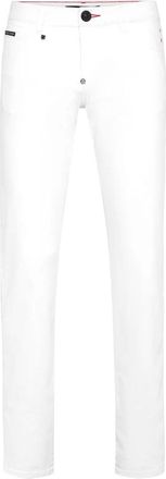 Philipp Plein Herren, Jeans, Wei&szlig;, W40Gr&ouml;&szlig;e