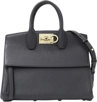 Ferragamo Sac &agrave; bandouli&egrave;re Pre-owned - Femme - Pre-owned - Gris - Taille: ONE Size