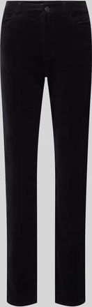 Christian Berg Straight Fit Jeans aus Baumwoll-Mix in Cord-Optik