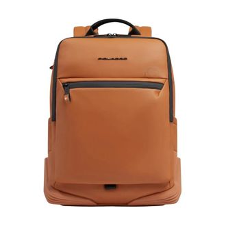 Piquadro Sac &agrave; dos pour ordinateur portable &agrave; deux compartiments et iPad - Homme - Sacs - Orange - Taille: ONE Size