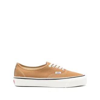 Vans Homme, Chaussures, Brun, Taille: 40 EU Baskets en Toile Marron avec Coutures Contrastées