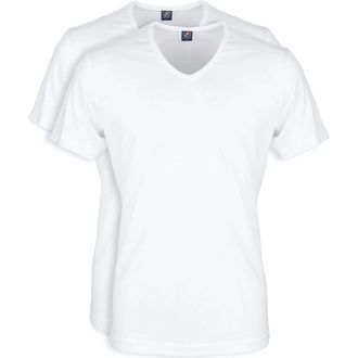 Suitable Vita T-Shirt Col En V Blanc 2-Pack