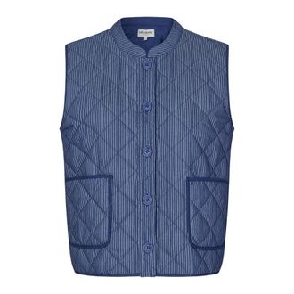 Lollys Laundry Weste - - Jackets - Damen - Blau - S