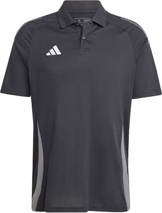 adidas Mens Polo Tiro 24 Competition, Black/Team Dark Grey, M