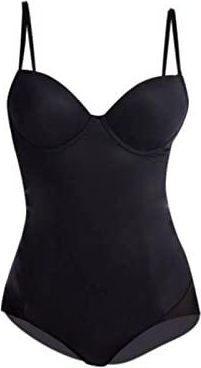 Generic Débardeur Fille Couleur Peau Body Shaping Jumpsuit Tummy and Chest Lift Body Shaping Suit avec Anneau en Acier Body Shaping Suit Menstruelle Nuit Abon