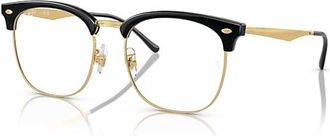 Ray-Ban Rb7318d Optics Gold Fassung Klar Glas Polarisiert 54-19