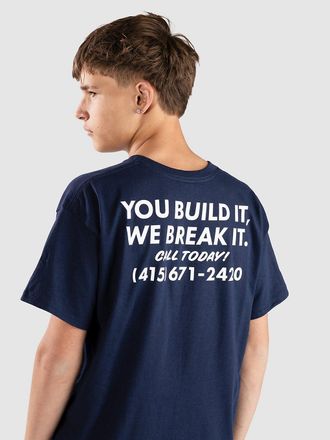 Thrasher Destruction T-Shirt T-Shirt navy