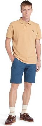 Timberland Polo &agrave; Manches Courtes en piqu&eacute; Tricot, Light Wheat B, XL Homme