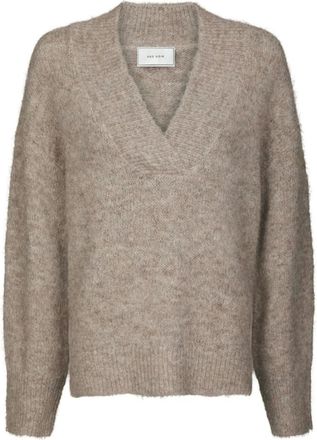 Neo Noir Melli Pull Douillet Tricot&eacute; - Femme - Pulls - Beige - Taille: 40 FR