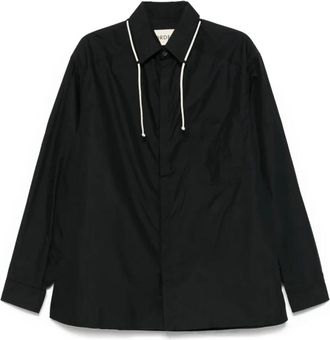 Mordecai Mordecai, Homme, Chemises, Noir, Taille: M Chemise &agrave; col pointu