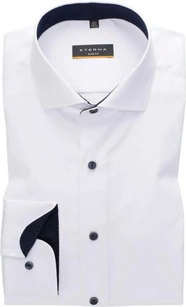 Eterna Herren, Shirts, Weiß, LGröße