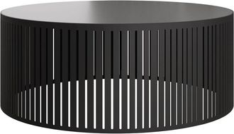 Best Mobilier Bestmobilier - Sally - table basse - noir - 75 cm