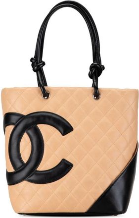 Chanel Shopper - Medium Lambskin Cambon Ligne Tote - Gr. unisize - in Braun - f&uuml;r Damen