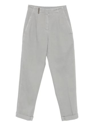 PESERICO Hose mit Faltentaschen - Grau