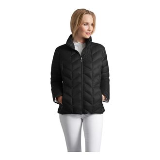 Junge Gepolsterte &Uuml;bergangsjacke Schwarz Daisy - - Jackets - Damen - Schwarzk - 3XL