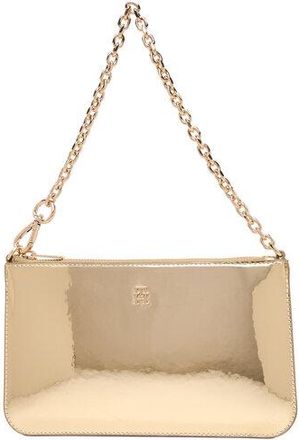 Tommy Hilfiger Handtasche Th Icon Chain Shoulder Pouch Met AW0AW18219 Goldfarben