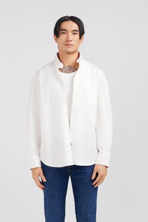 Eden Park Chemise Blanche En Twill De Coton